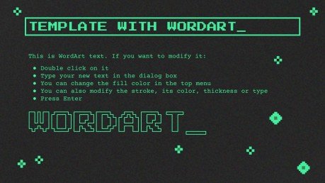 1980s Computer Screen Style Minitheme | Google Slides & PPT