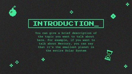 1980s Computer Screen Style Minitheme | Google Slides & PPT