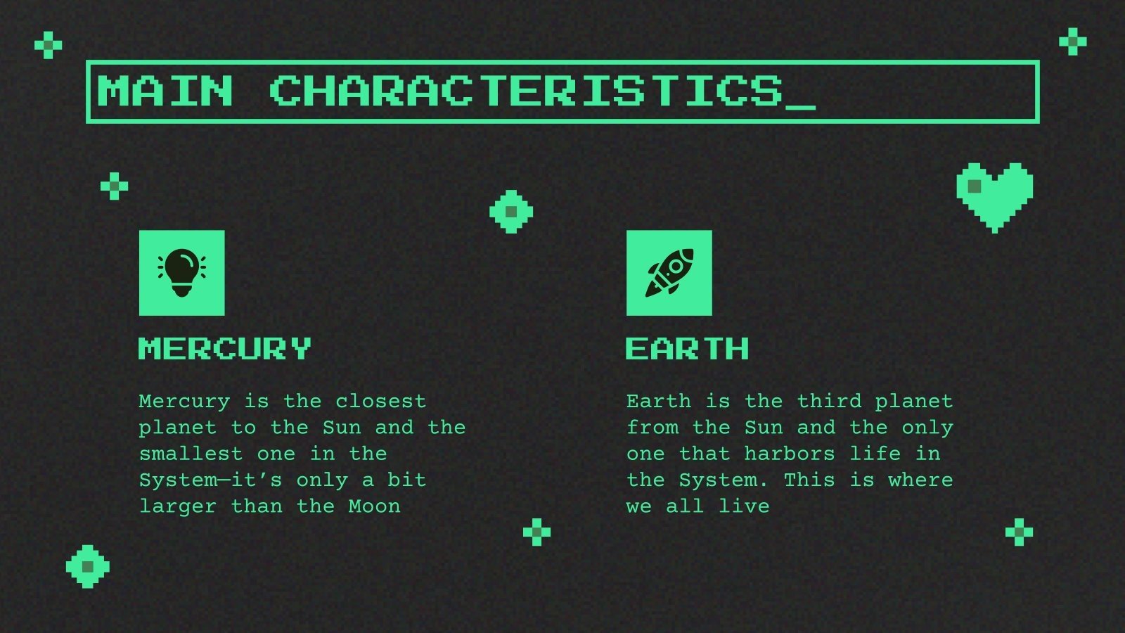 1980s Computer Screen Style Minitheme | Google Slides & PPT