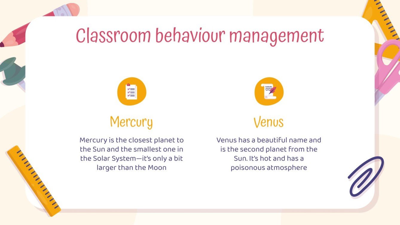 Classroom Behaviour Management for Elementary