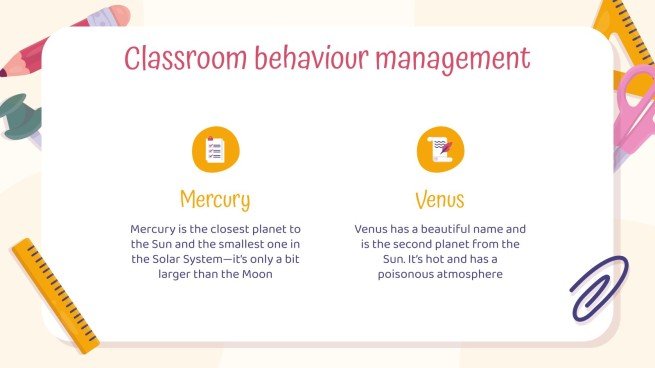 Classroom Behaviour Management for Elementary