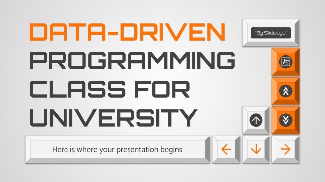 Data-driven Programming Class for University | Google Slides