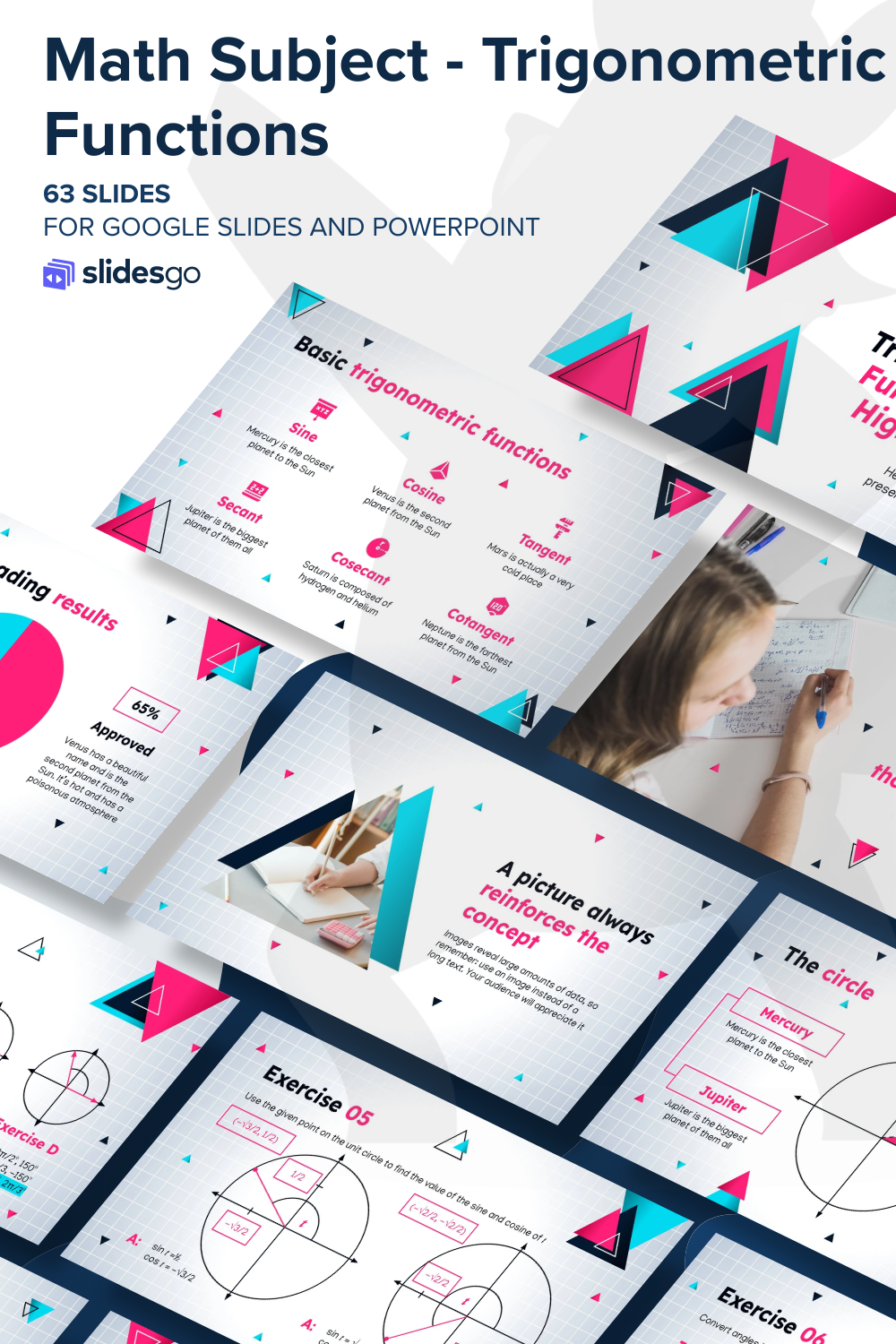 Math: Trigonometric Functions | Google Slides & PowerPoint