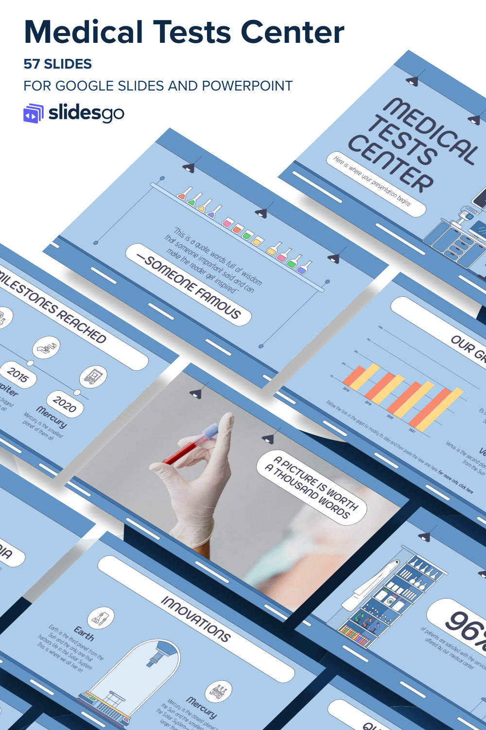 Medical Tests Center | Google Slides and PowerPoint Template