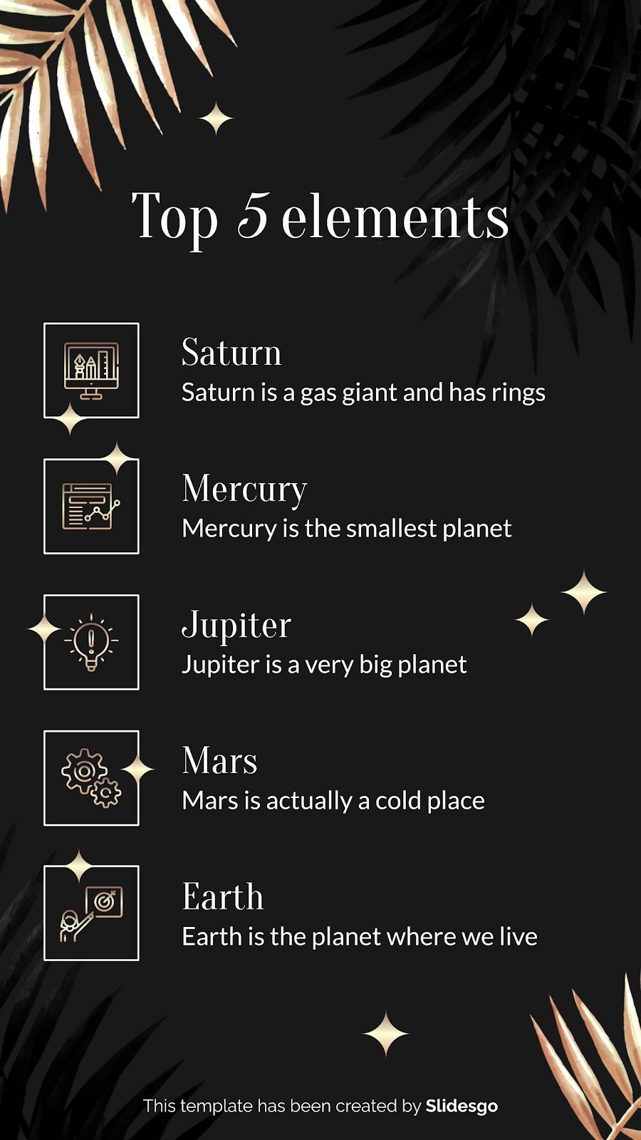 Black Shiny Backgrounds for IG Stories | Google Slides
