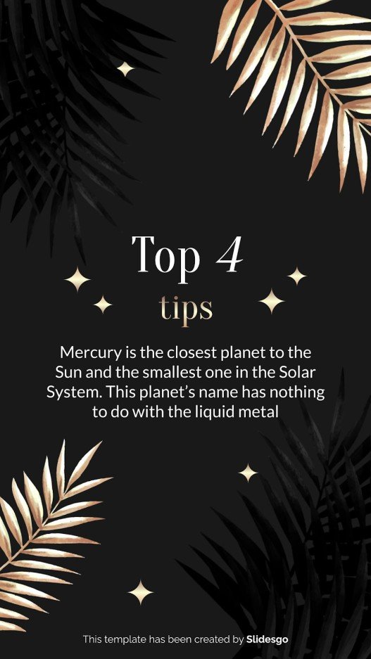 Black Shiny Backgrounds for IG Stories | Google Slides