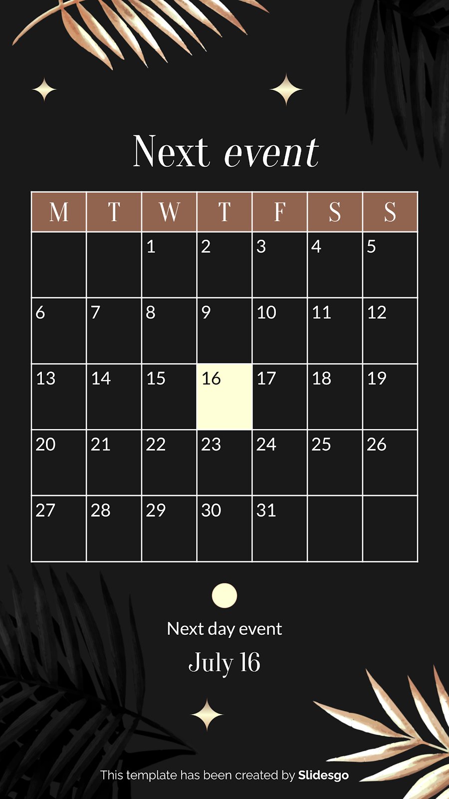 Black Shiny Backgrounds for IG Stories | Google Slides