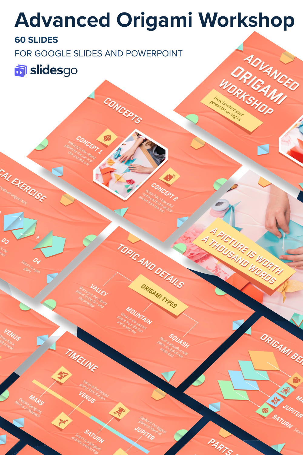 Advanced Origami Workshop | Google Slides and PowerPoint