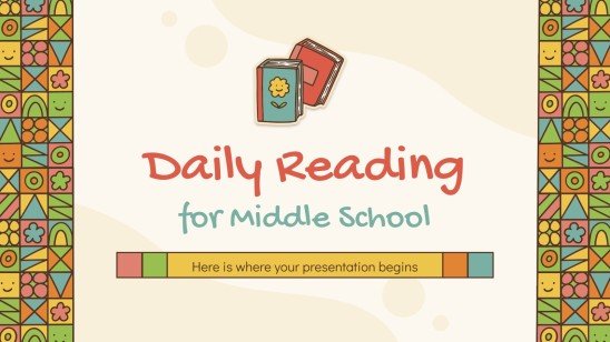 Plantillas gratuitas de Google Slides y PowerPoint sobre la lectura