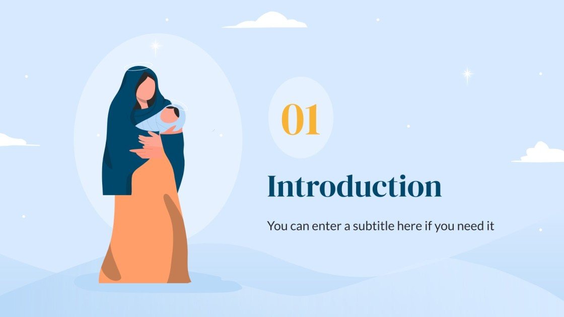 Solemnity of Mary Minitheme | Google Slides & PowerPoint
