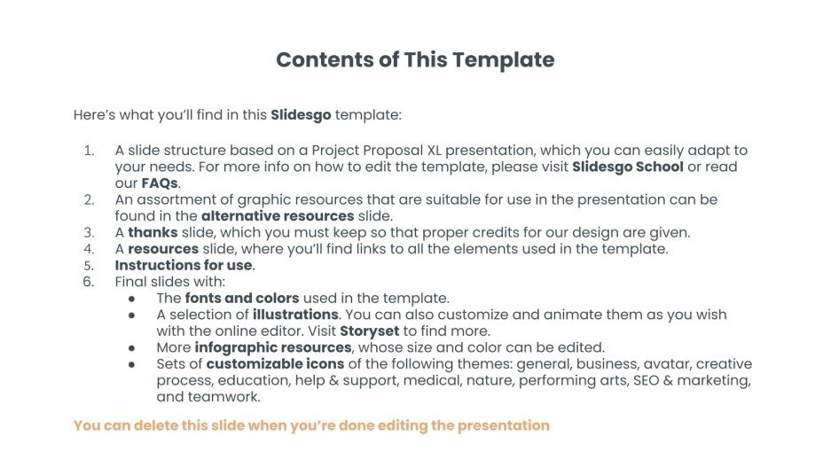 Construction Project Proposal Google Slides and PPT Template