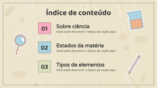 Chemistry Lesson for Brazilian Middle School Students