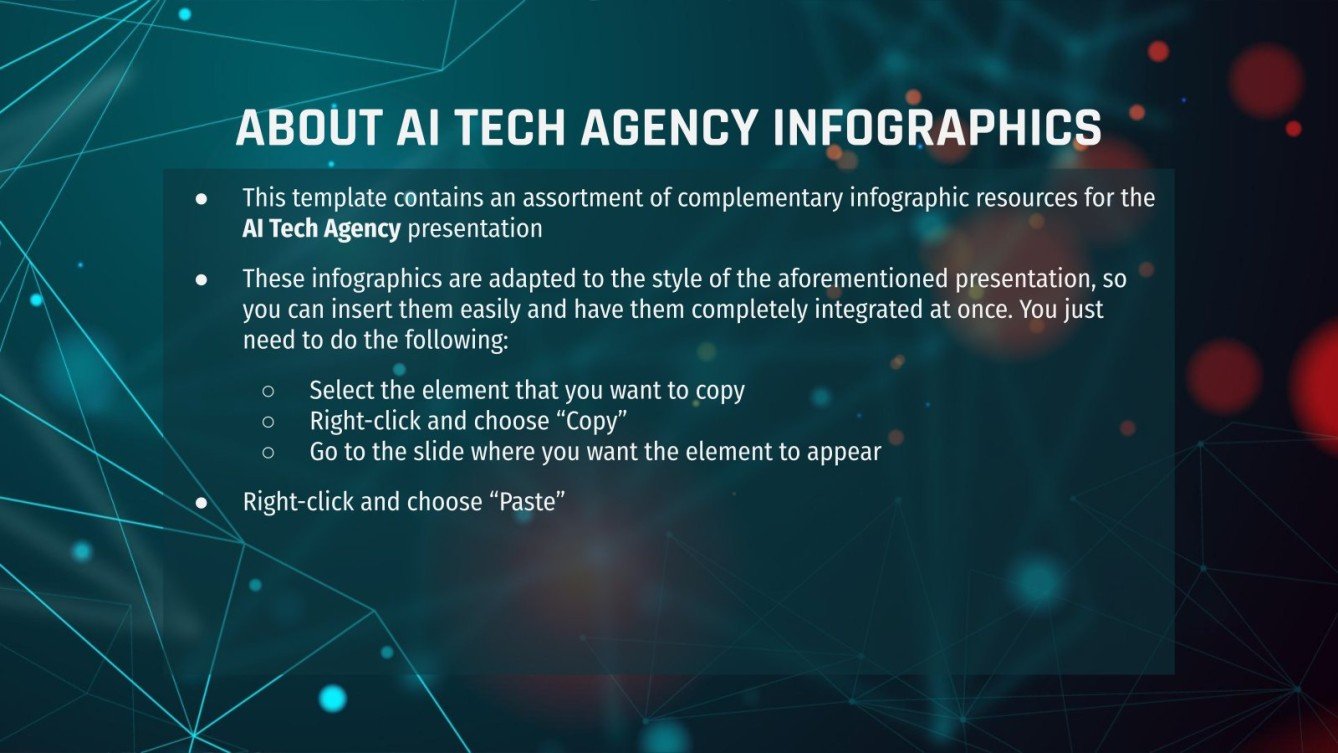 AI Tech Agency Infographics | Google Slides and PowerPoint