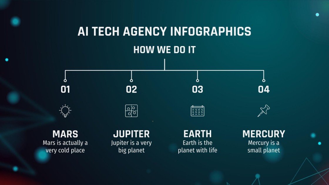 AI Tech Agency Infographics | Google Slides and PowerPoint