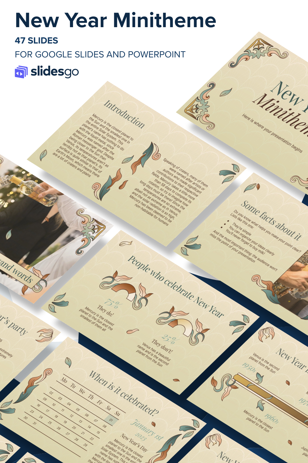 New Year Minitheme | Google Slides & PowerPoint template