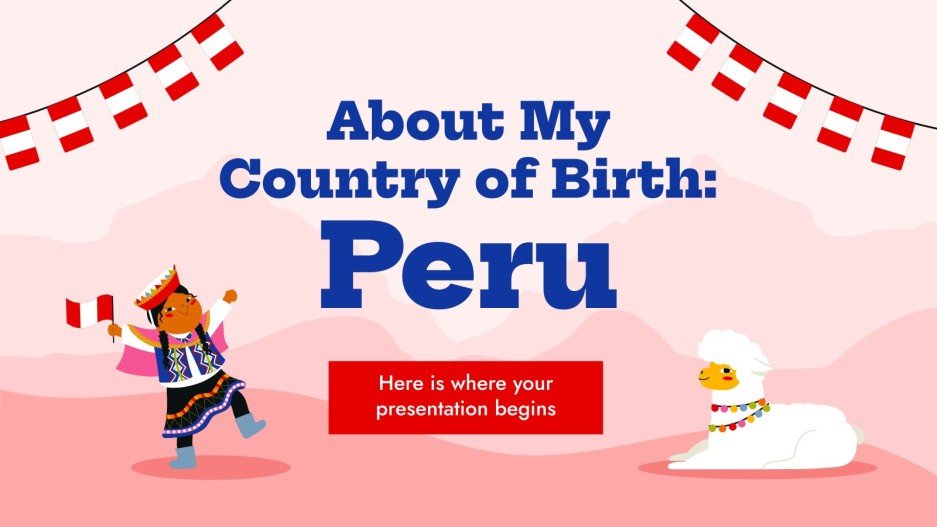 Free Google Slides and PowerPoint Templates about Peru