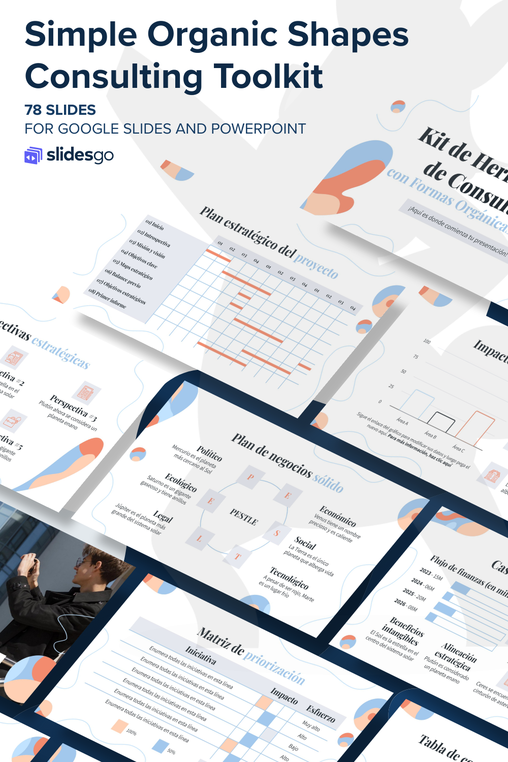 Simple Organic Shapes Consulting Toolkit | Google Slides