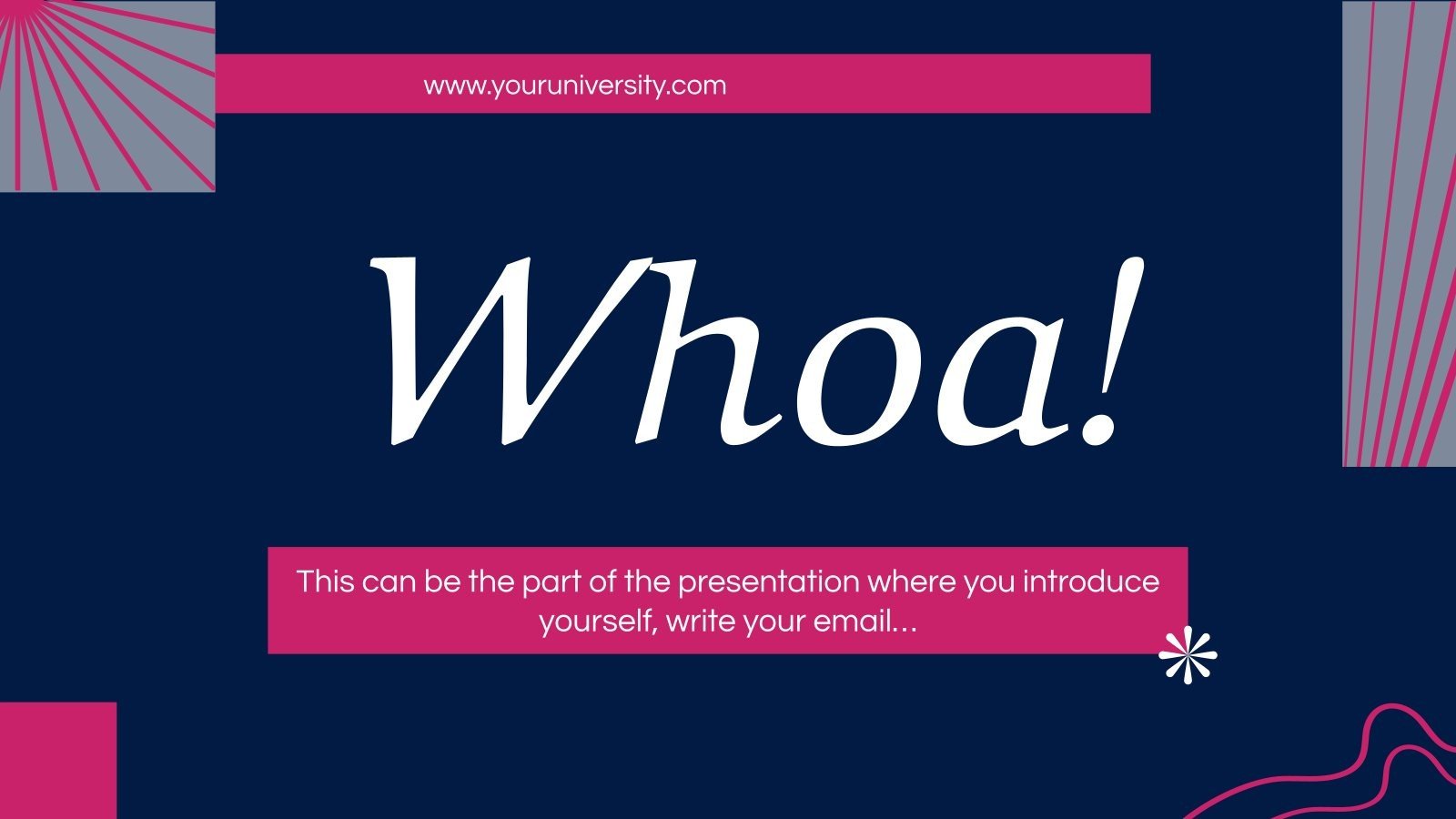 University Induction Day | Google Slides and PowerPoint