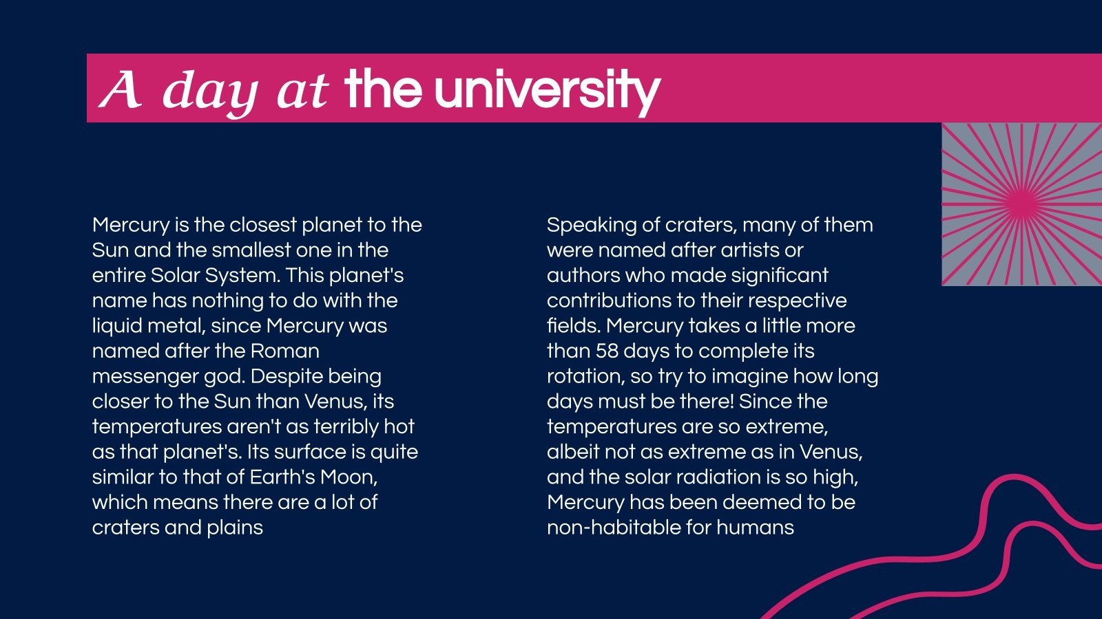 University Induction Day | Google Slides and PowerPoint