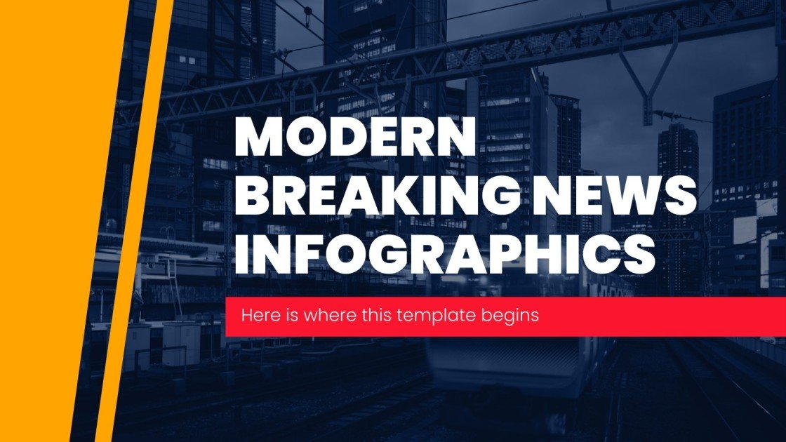 Modern Breaking News Infographics | Google Slides & PPT