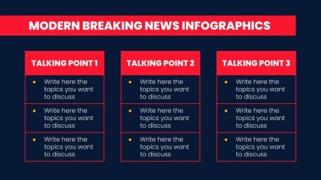Modern Breaking News Infographics | Google Slides & PPT