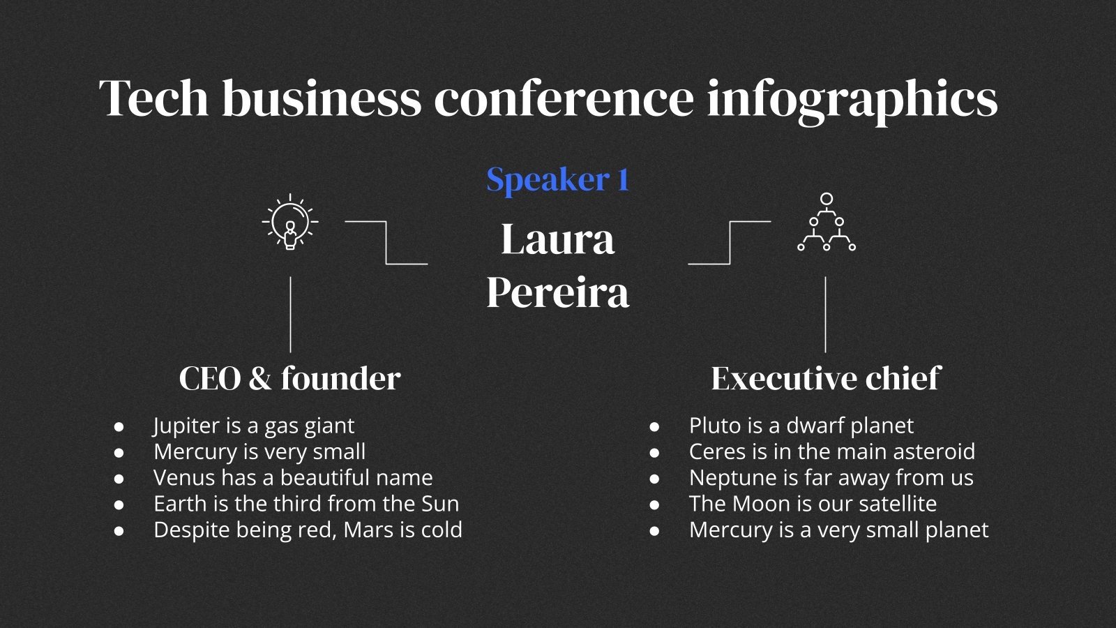 Tech Business Conference Infographics | Google Slides & PPT