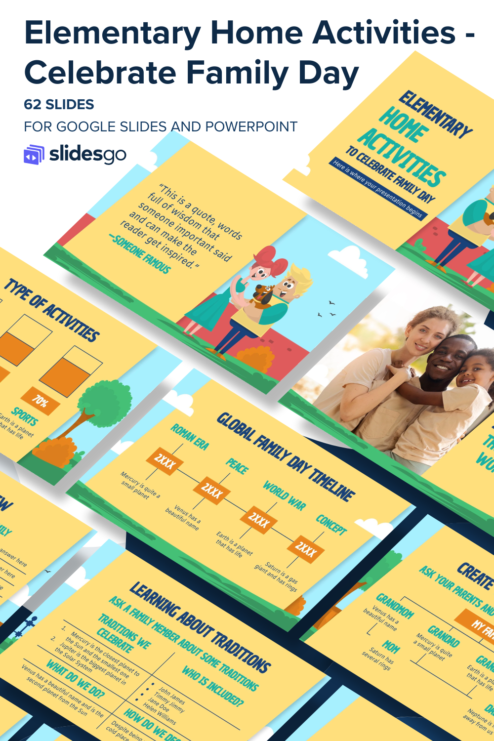 Elementary Home Activities to Celebrate Family Day