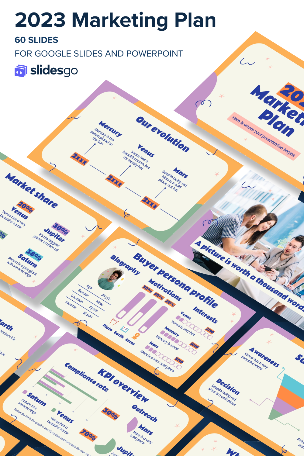 2023 Marketing Plan | Google Slides and PowerPoint