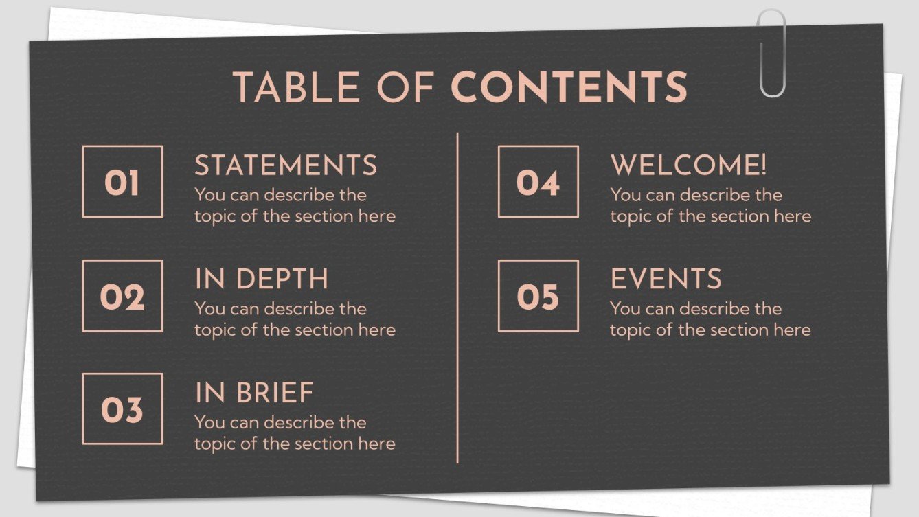 Copper Market Newsletter | Google Slides & PowerPoint