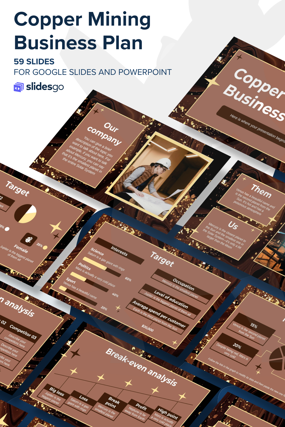 Copper Mining Business Plan | Google Slides & PPT