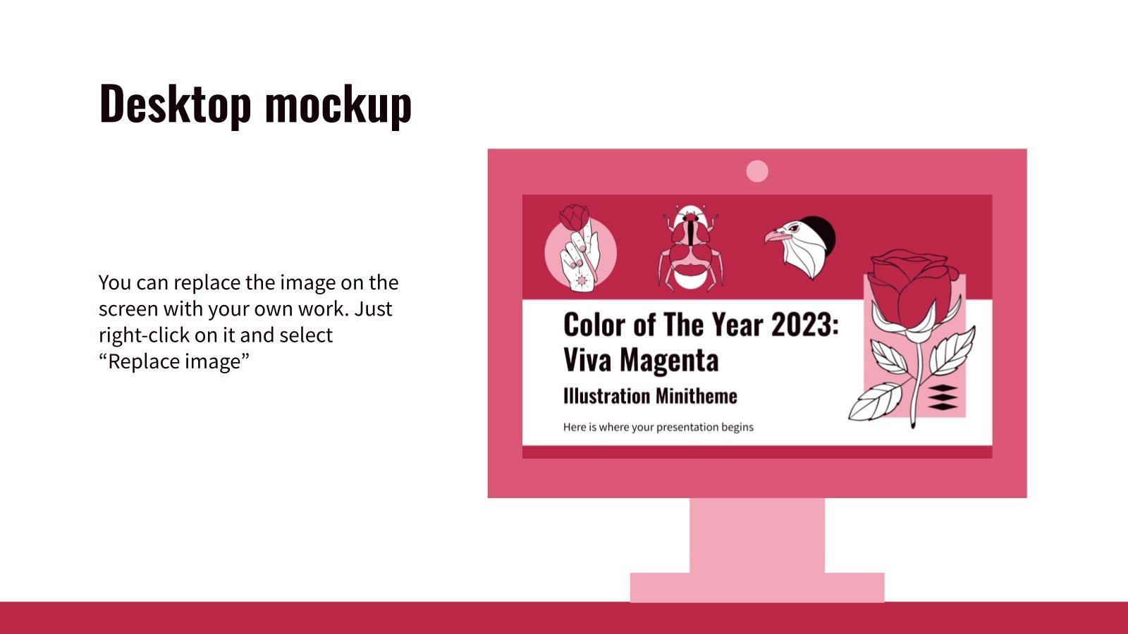 Color of the Year 2023: Viva Magenta - Illustrations
