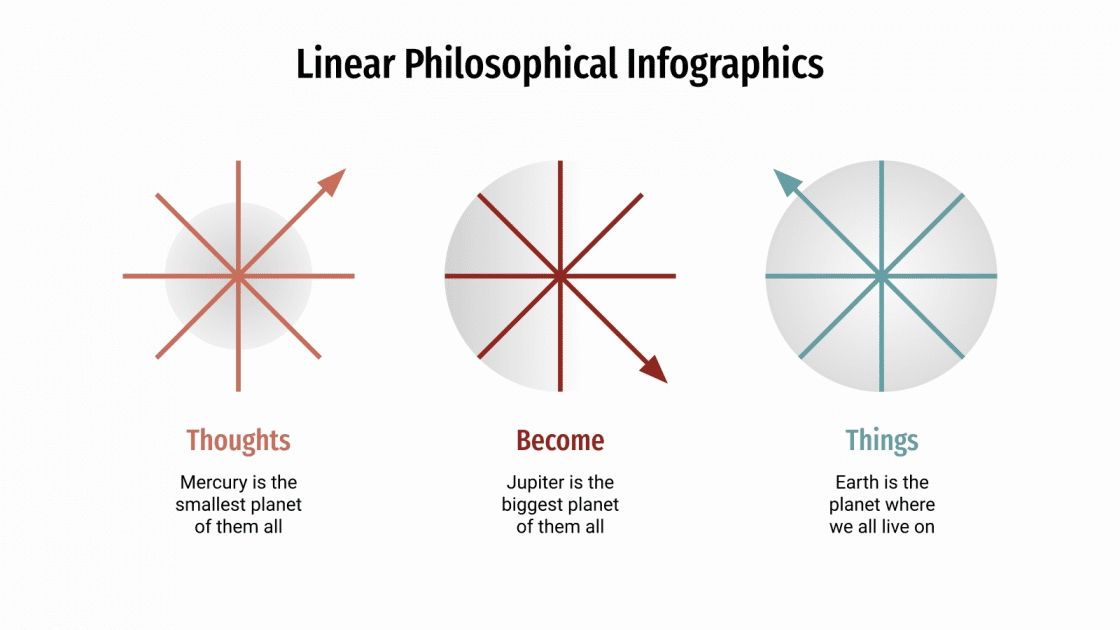 Linear Philosophical Infographics for Google Slides & PowerPoint