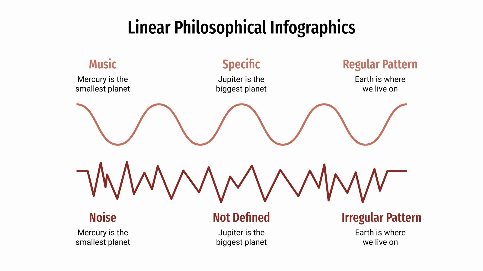 Linear Philosophical Infographics for Google Slides & PowerPoint