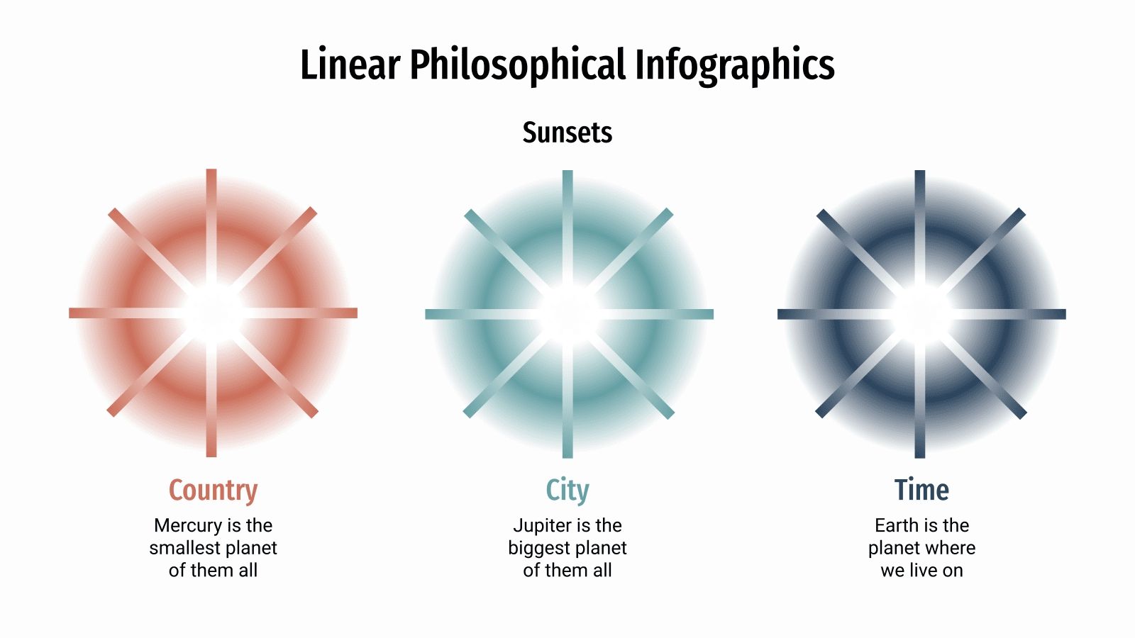 Linear Philosophical Infographics for Google Slides & PowerPoint
