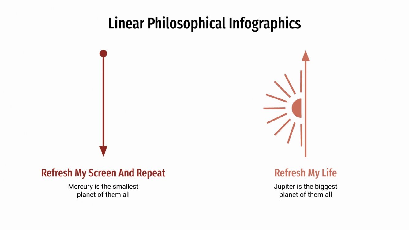 Linear Philosophical Infographics for Google Slides & PowerPoint