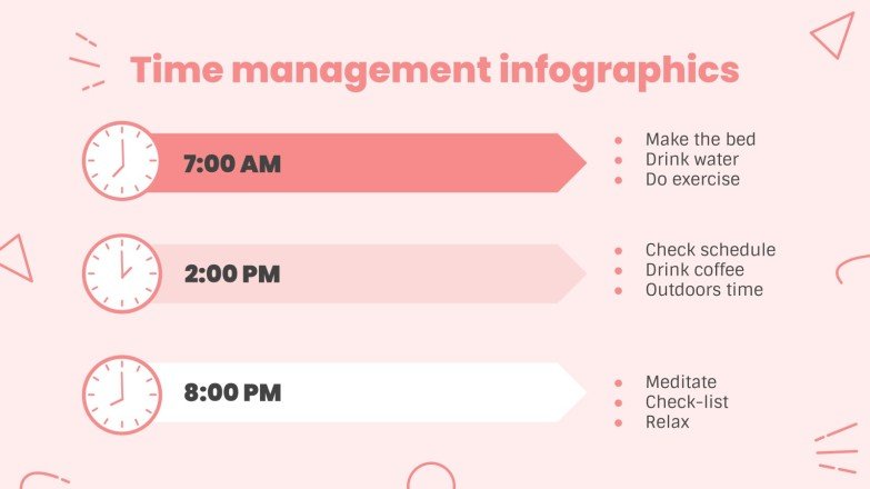 Time Management Infographics | Google Slides & PowerPoint