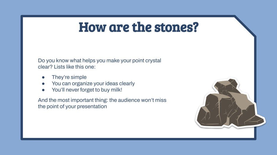 Types of Stones for Elementary School | Google Slides & PPT