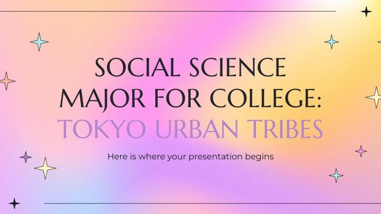 Tokyo Urban Tribes for College | Google Slides & PowerPoint