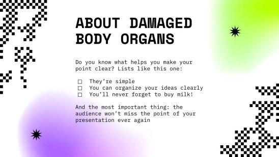 Health Sciences Degree: Damaged Body Organs