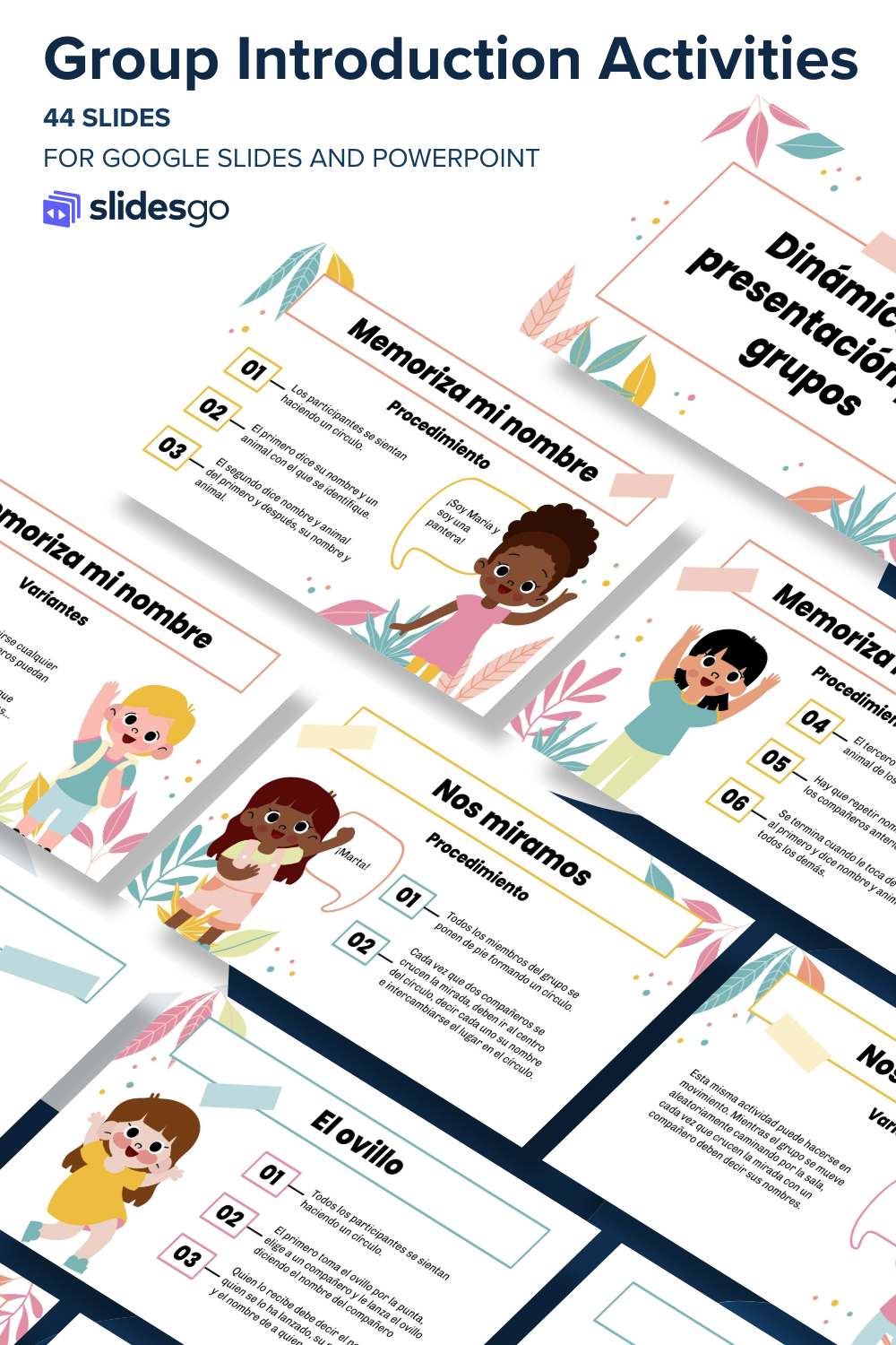 Group Introduction Activities | Google Slides & PowerPoint