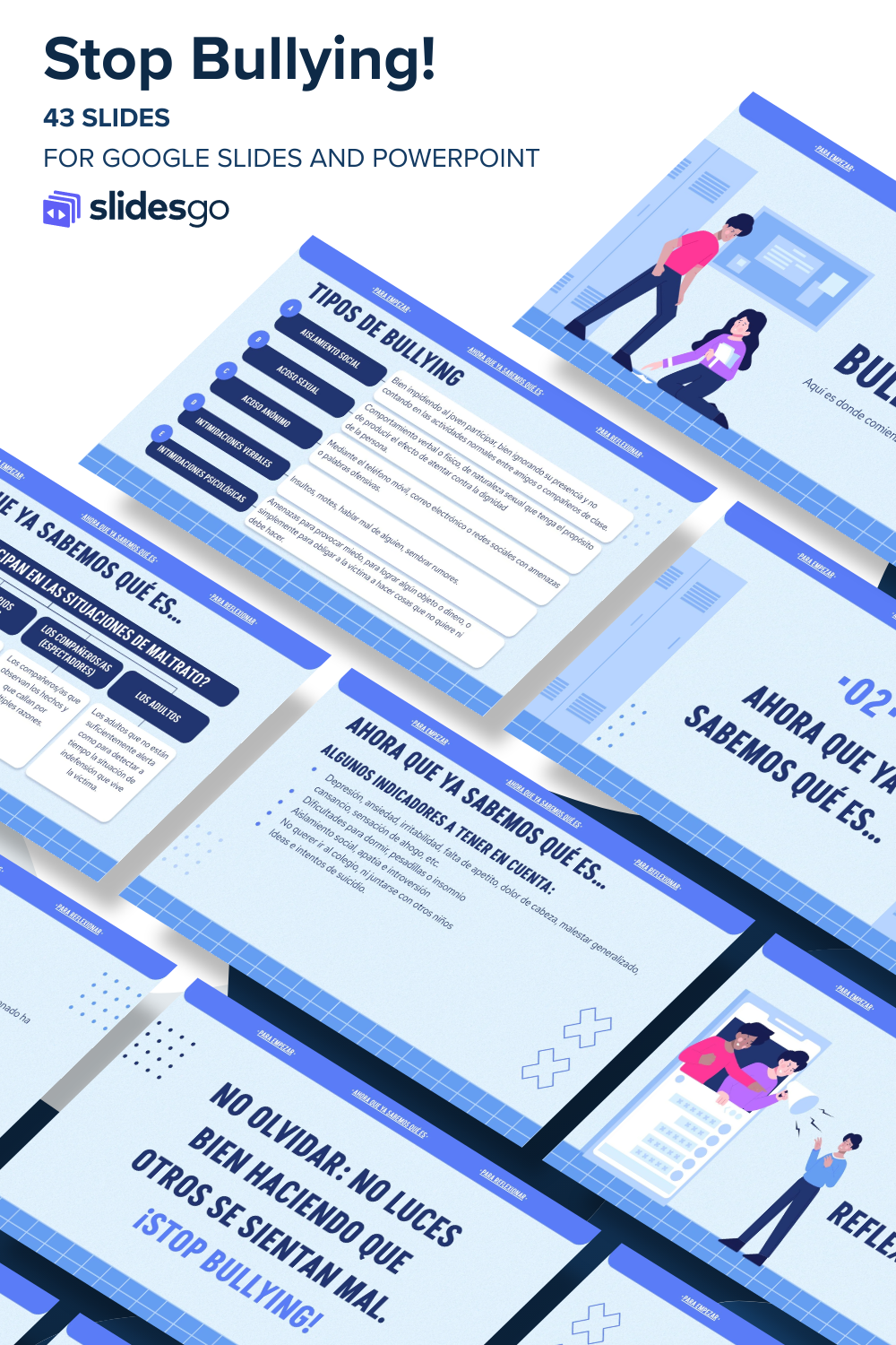 Stop Bullying! | Google Slides & PowerPoint Template