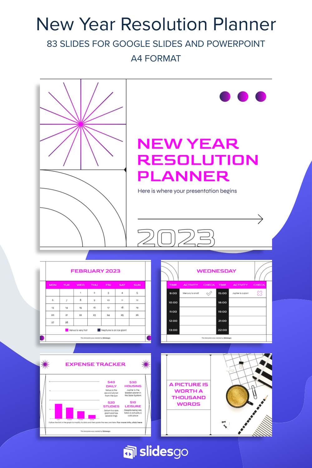 New Year Resolution Planner | Google Slides & PowerPoint