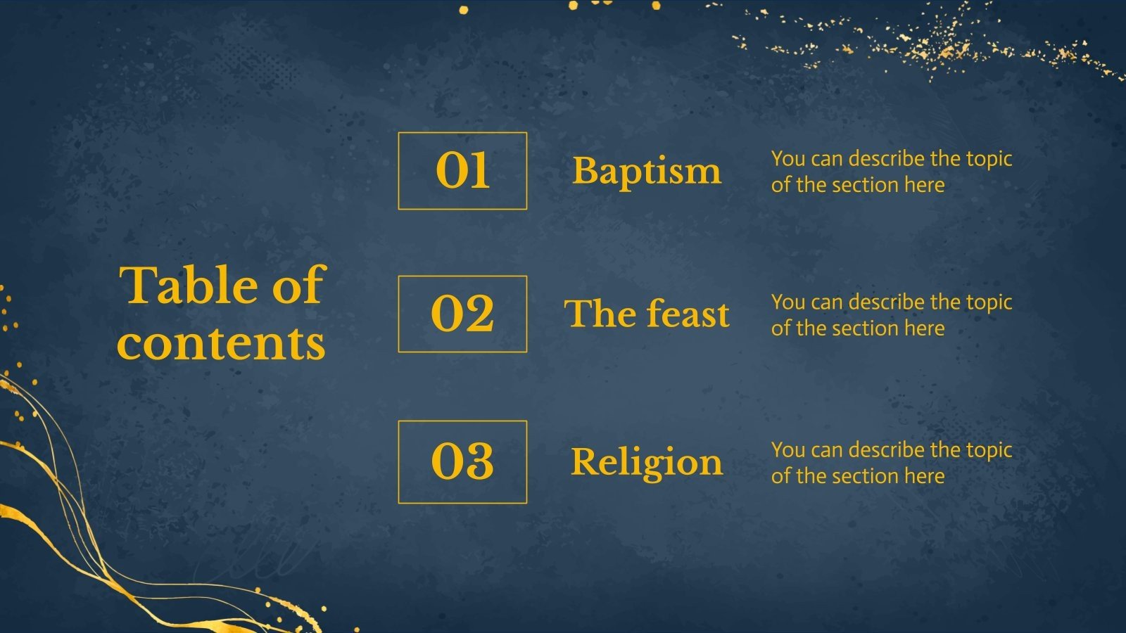 The Feast of The Baptism of the Lord | Google Slides & PPT