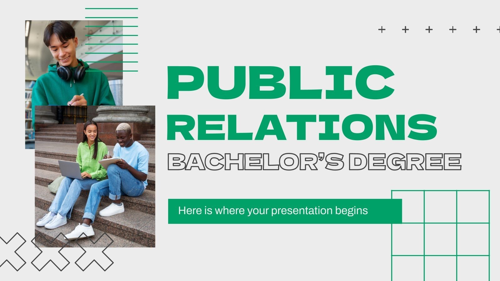 Public Relations Bachelor's Degree | Google Slides & PPT