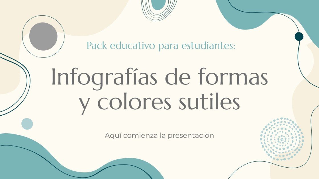 Subtle Shapes & Colors Pack for Students Infographics