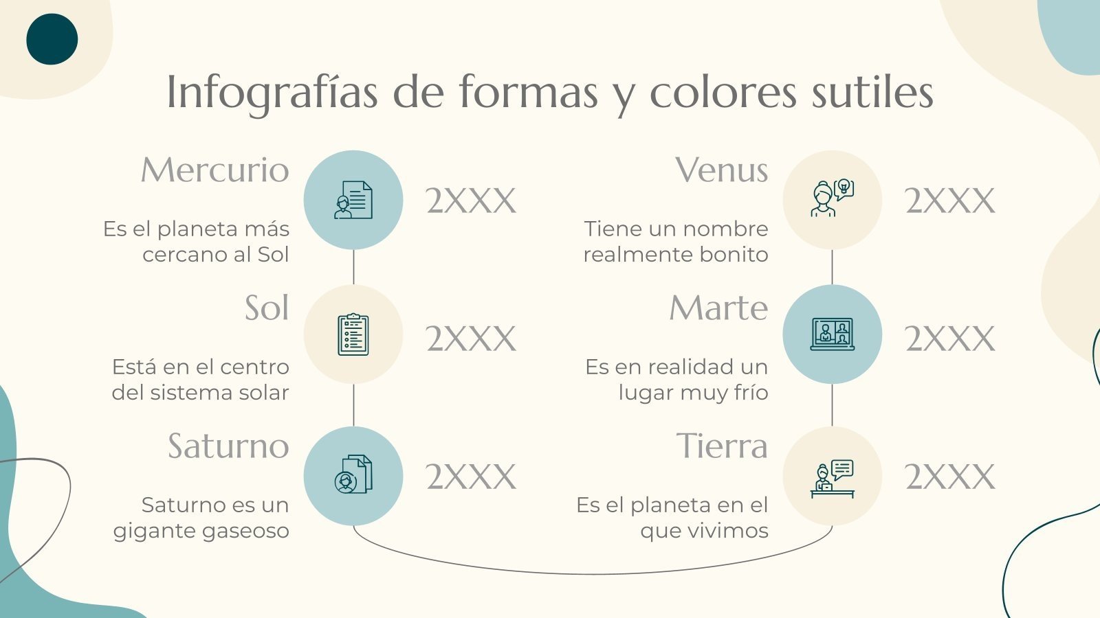Subtle Shapes & Colors Pack for Students Infographics