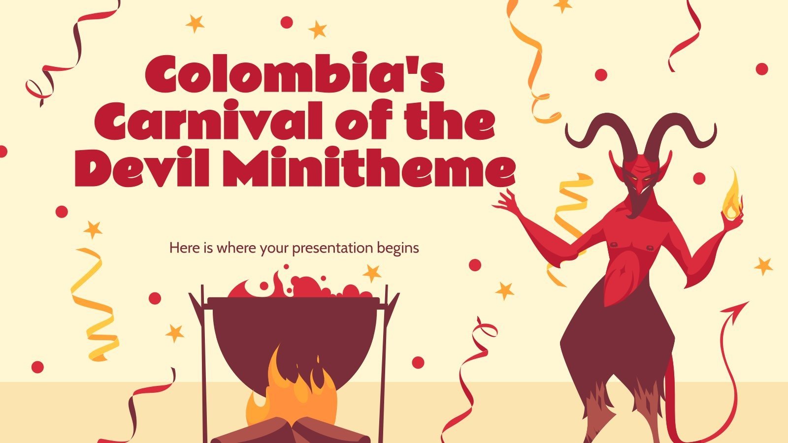 Free Carnival-themed Google Slides & PowerPoint templates