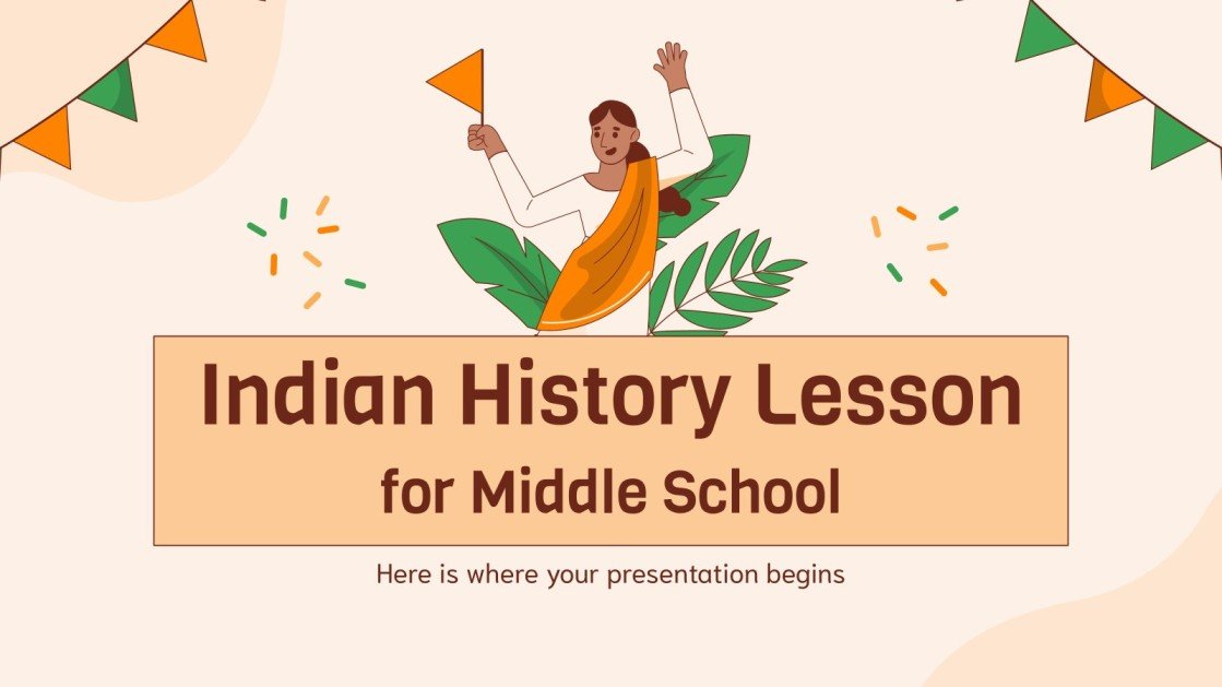 Indian History Lesson for Middle School | Google Slides