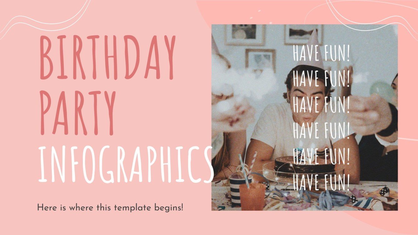 Birthday Party Infographics | Google Slides & PowerPoint