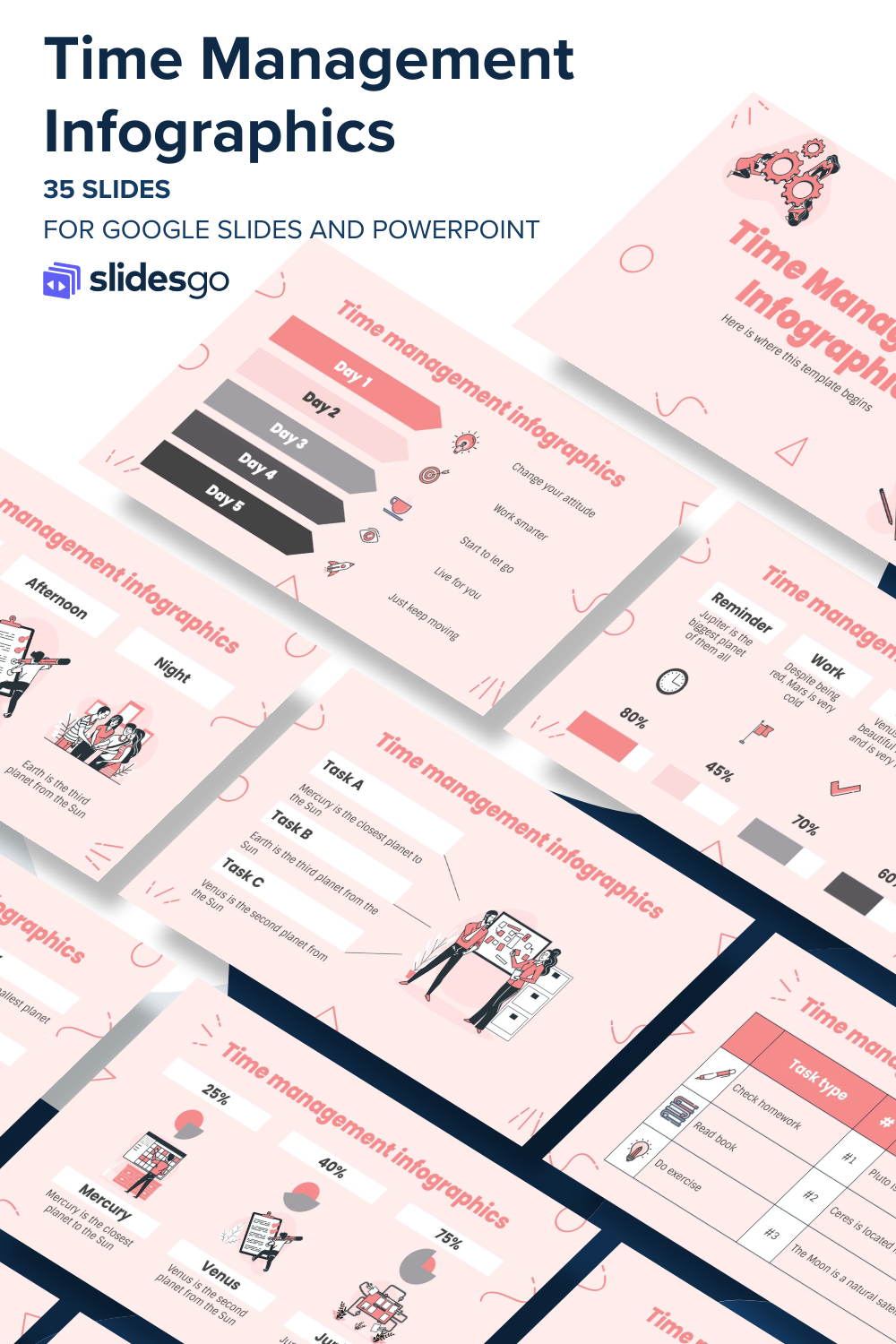 Time Management Infographics | Google Slides & PowerPoint